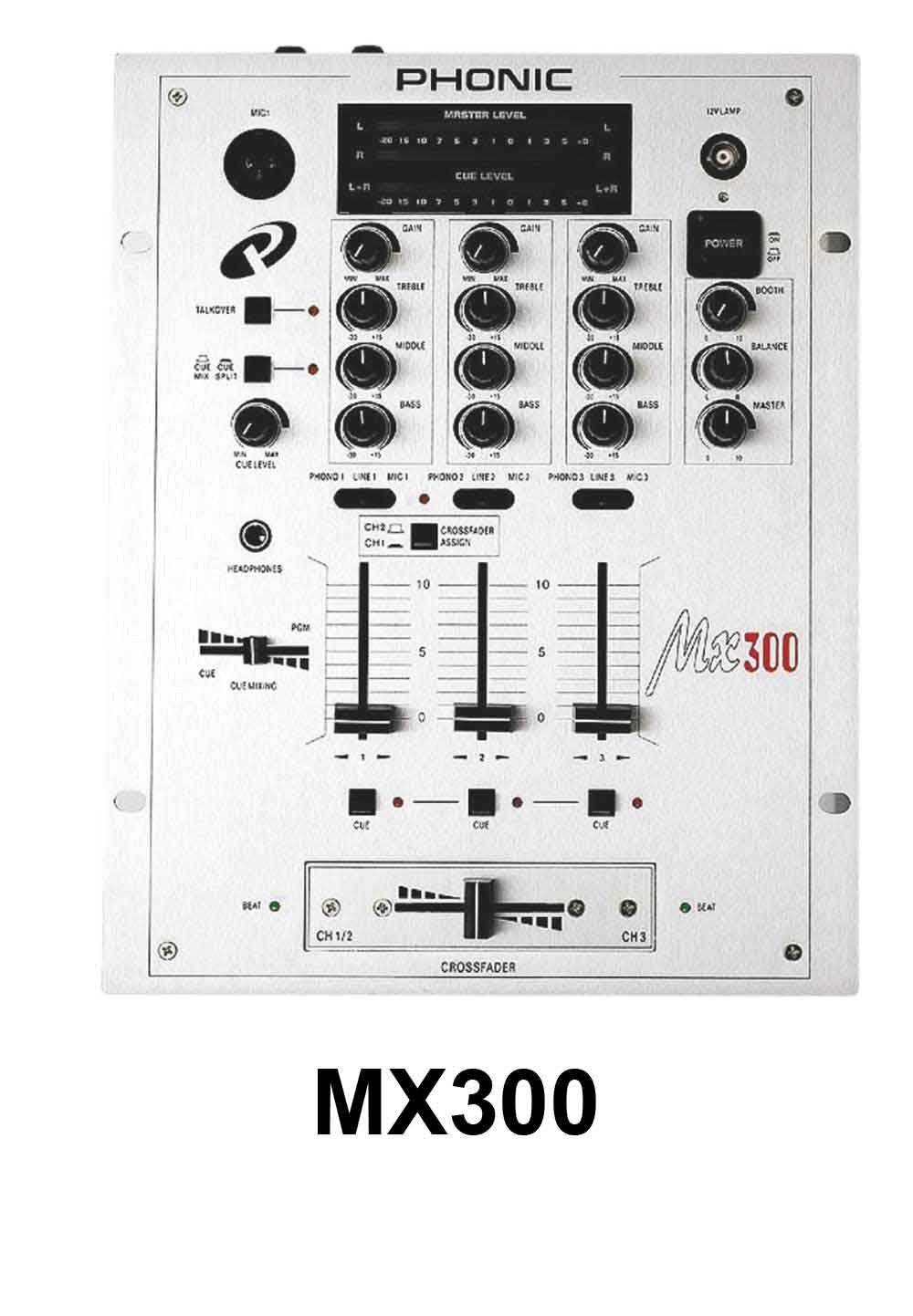 Phonic MX300 DJ Mixer - DJPundits