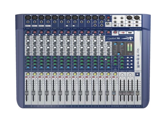 Soundcraft Signature16 Analog Mixer 16-Channel with Effects - DJPundits