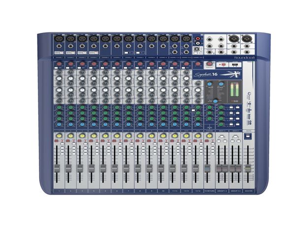 Soundcraft Signature16 Analog Mixer 16-Channel with Effects - DJPundits